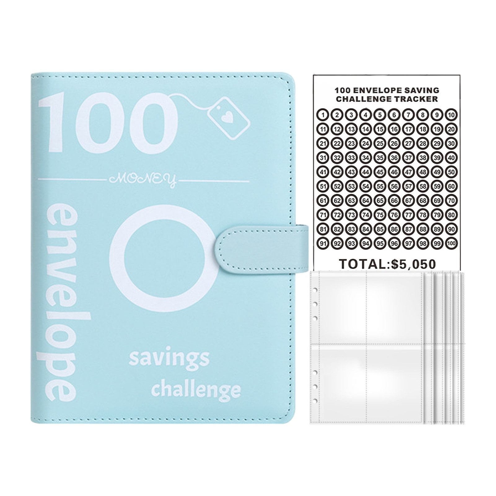 Envelope Notebook Water resistant Envelope Money Saving Challenge ...