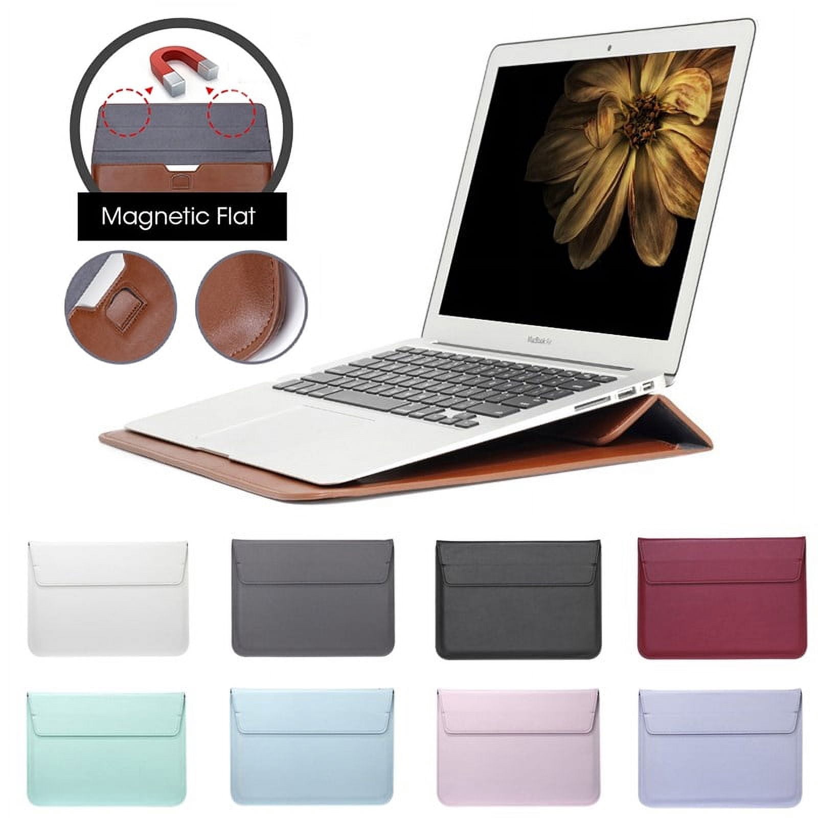 Envelope Pouch Leather Laptop Sleeve For Macbook Air Pro 13 6 14 15 12 ...