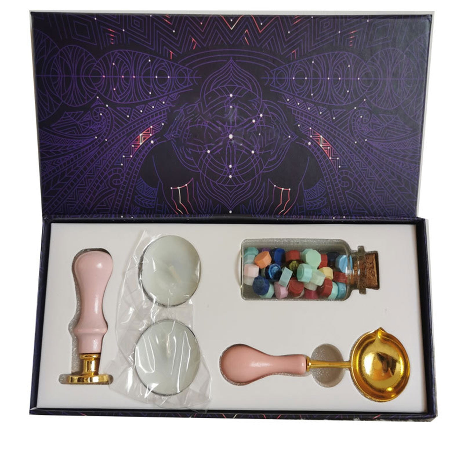 Envelope Sealing Wax Stamp Kit DIY Handmade Stationery Embossing ...