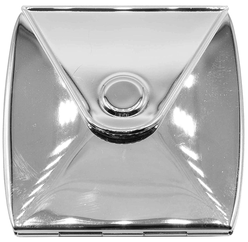 Envelope Shaped Folding Compact Pocket Makeup Mirror Double Sided (5x ...