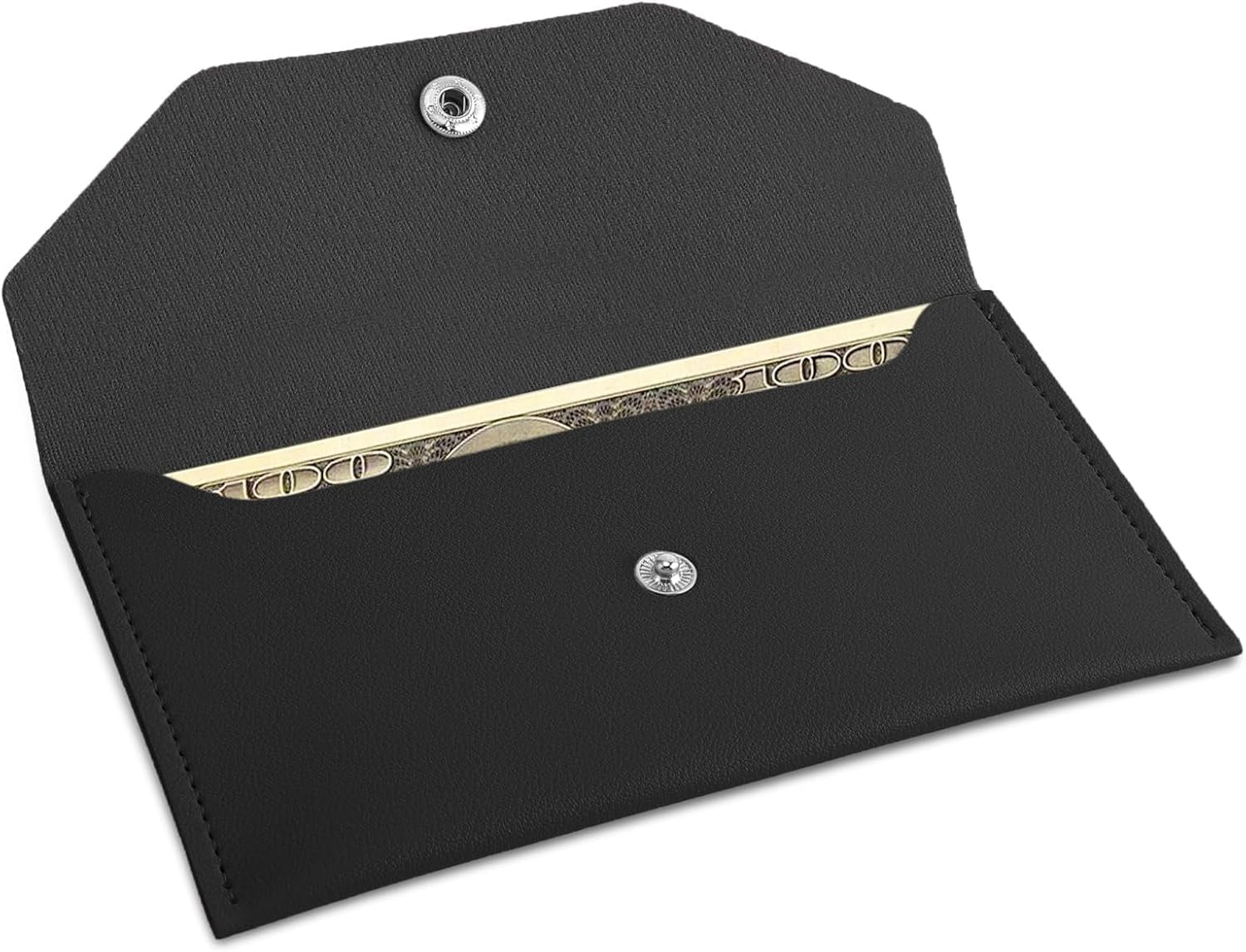 Envelope Wallet Women Leather Wallet Reusable Leather Cash Envelope ...