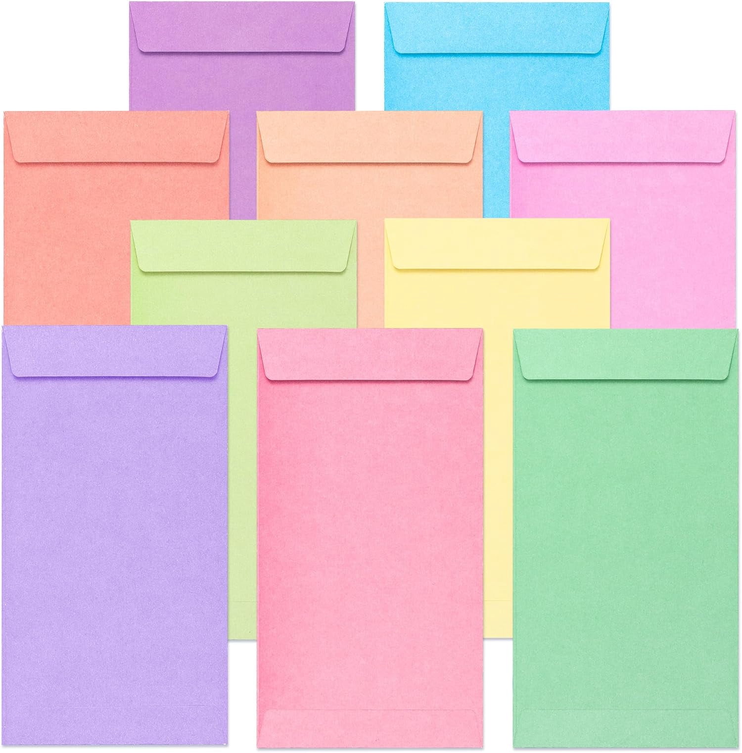 Envelopes for , 100-Count Colorful Envelopes for Gifts, Saving ...