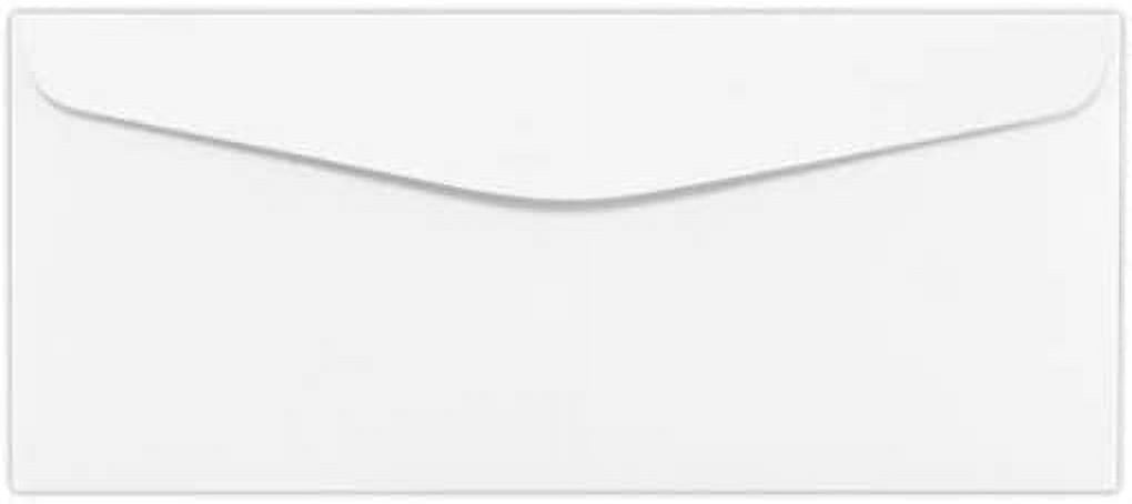 Envelopes - 2500 Bulk Box - 4 1/8" x 9 1/2" - 24lb White - Gummed ...
