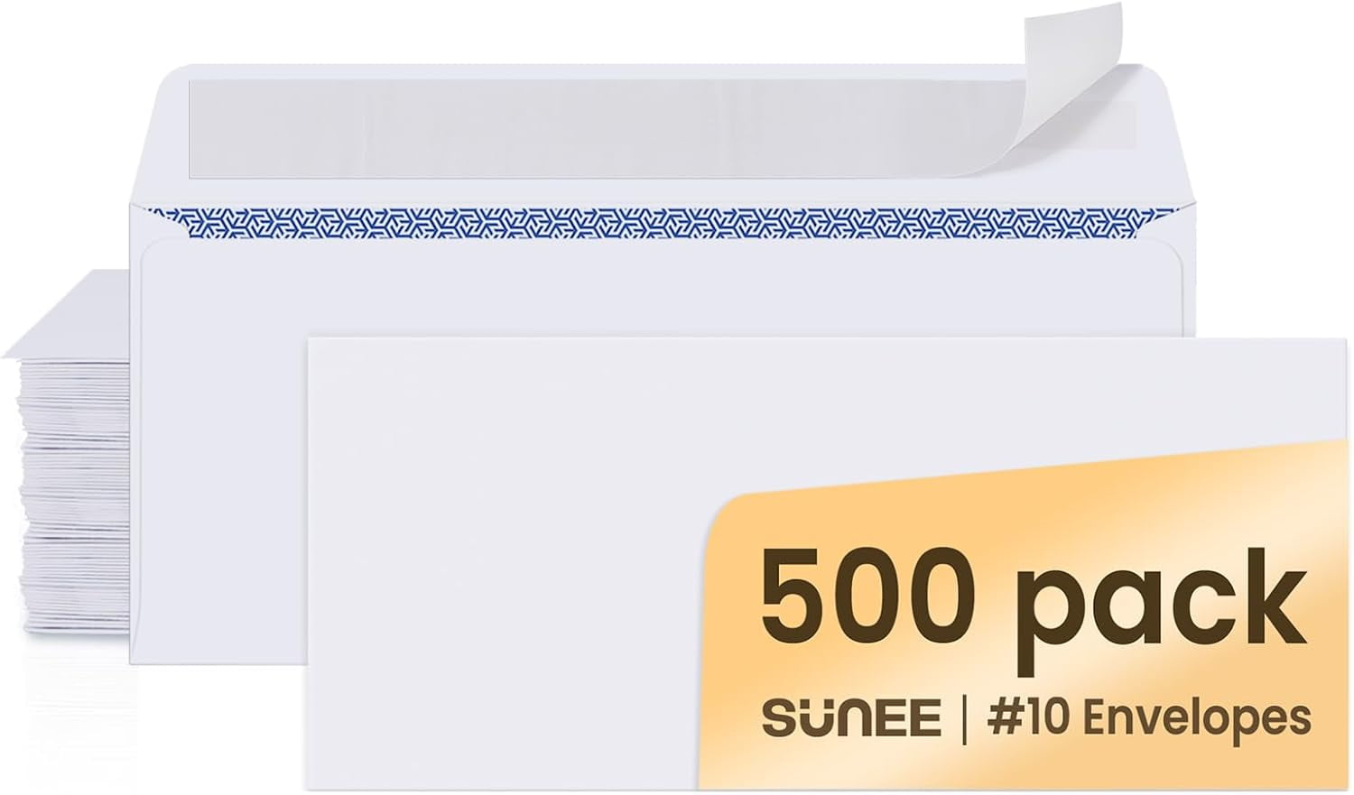Envelopes Self Seal #10 Windowless Mailing Business Envelopes 500 Pack ...