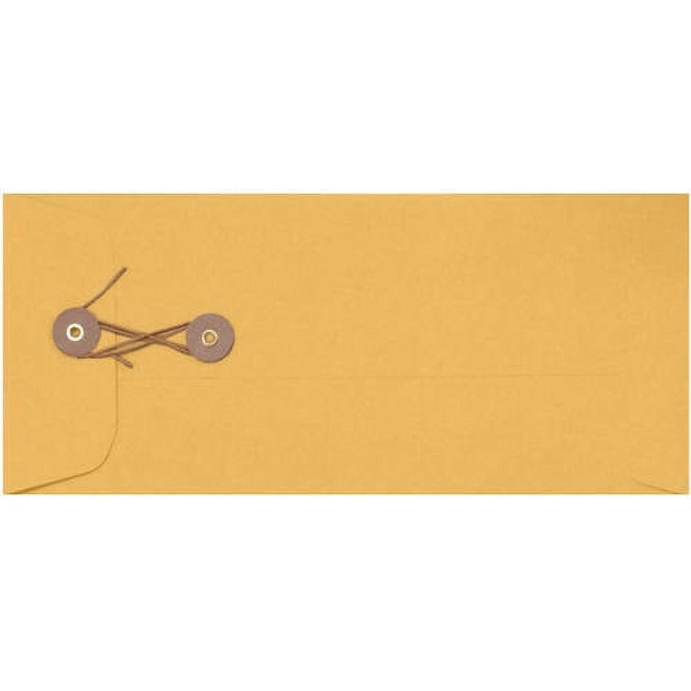 Envelopes.com #10 Button and String Envelopes (4-1/8" x 9-1/2"), 28 lb ...