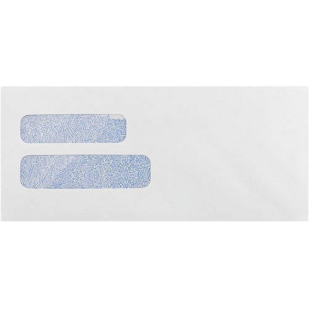 Envelopes.com #10 Double Window Envelope (4-1/8" x 9-1/2"), 24 lb with ...