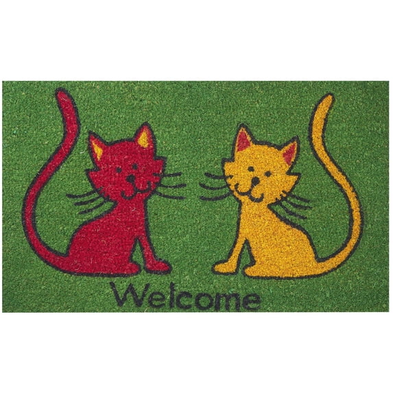 Envelor Coco Coir Doormat, Handwoven Welcome Mat - 18 x 30 x 0.5 Inches ...