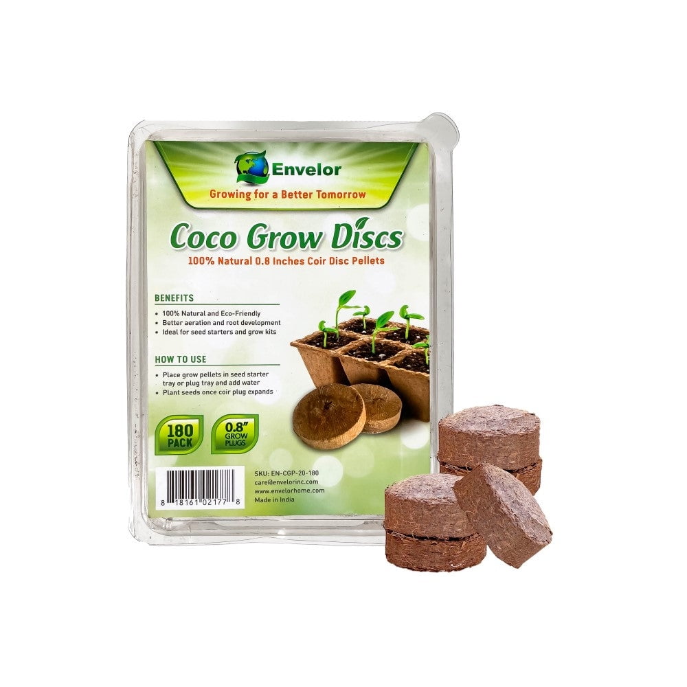 Envelor Coco Coir Seed Starter Pods Coir Plants Seed Starting Pellets ...