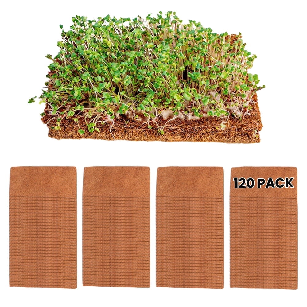 Envelor Coco Fiber Grow Mat for Microgreens 10x20 Inches Coconut Coir ...