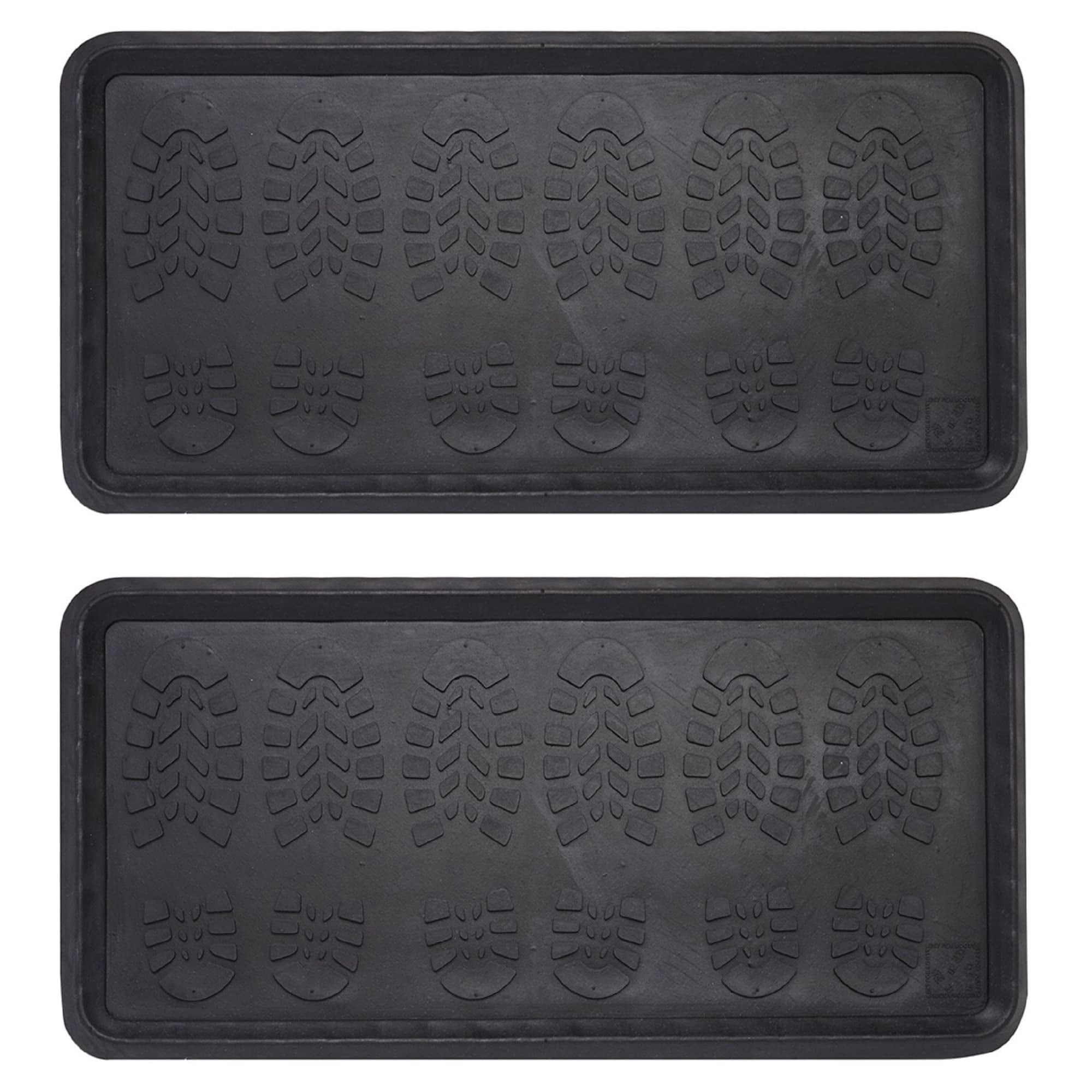 Envelor Rubber Boot Tray for Entryway Indoor Shoe Trays for Mudroom Wet ...