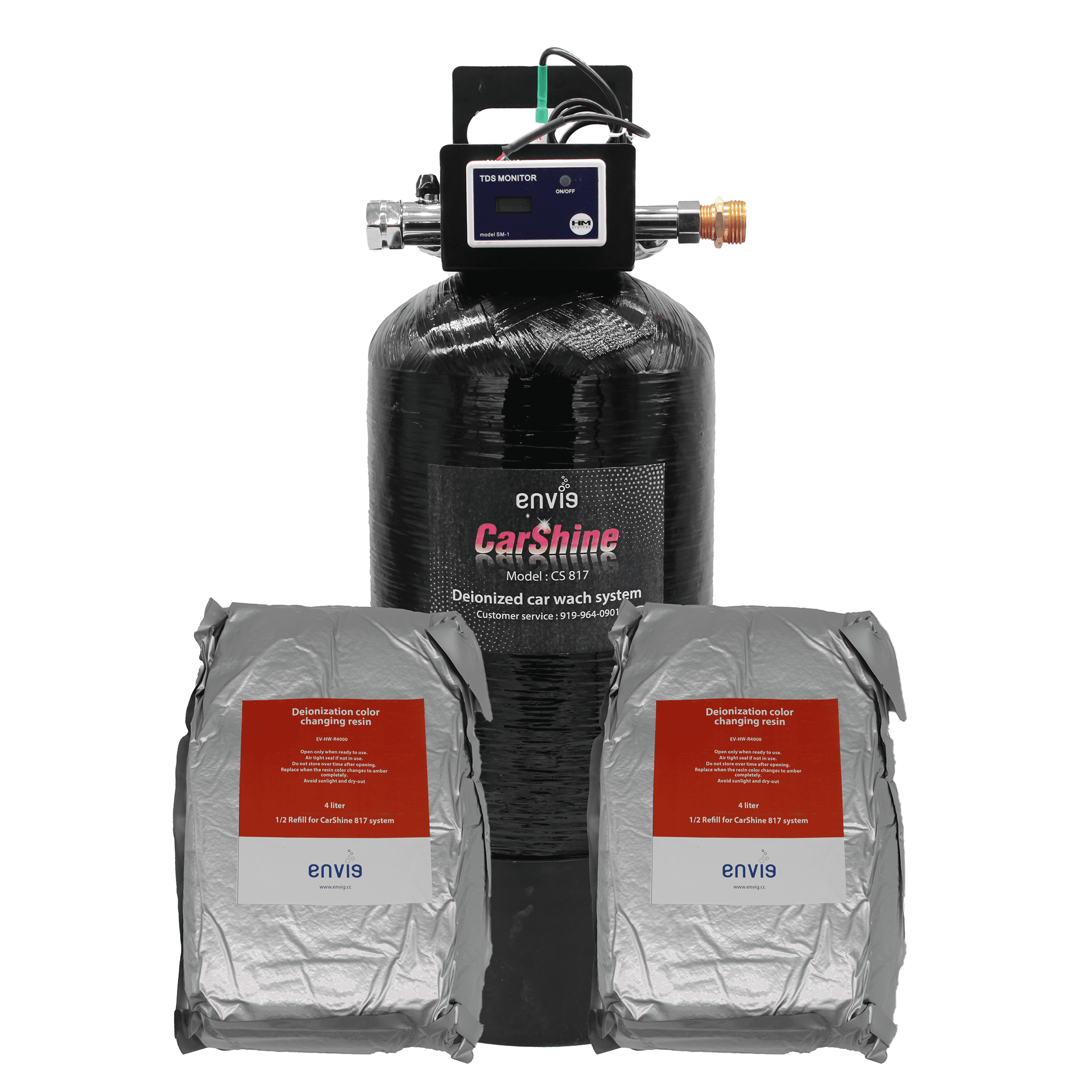 Envig CarShine 817 Deionization Car Wash System, 1000 Gallon 0 PPM ...