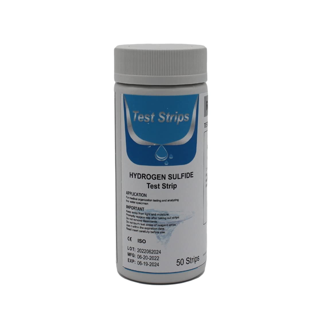 Envig Hydrogen Sulfide Water Test Strips For Well Water, 50 Test Strips ...
