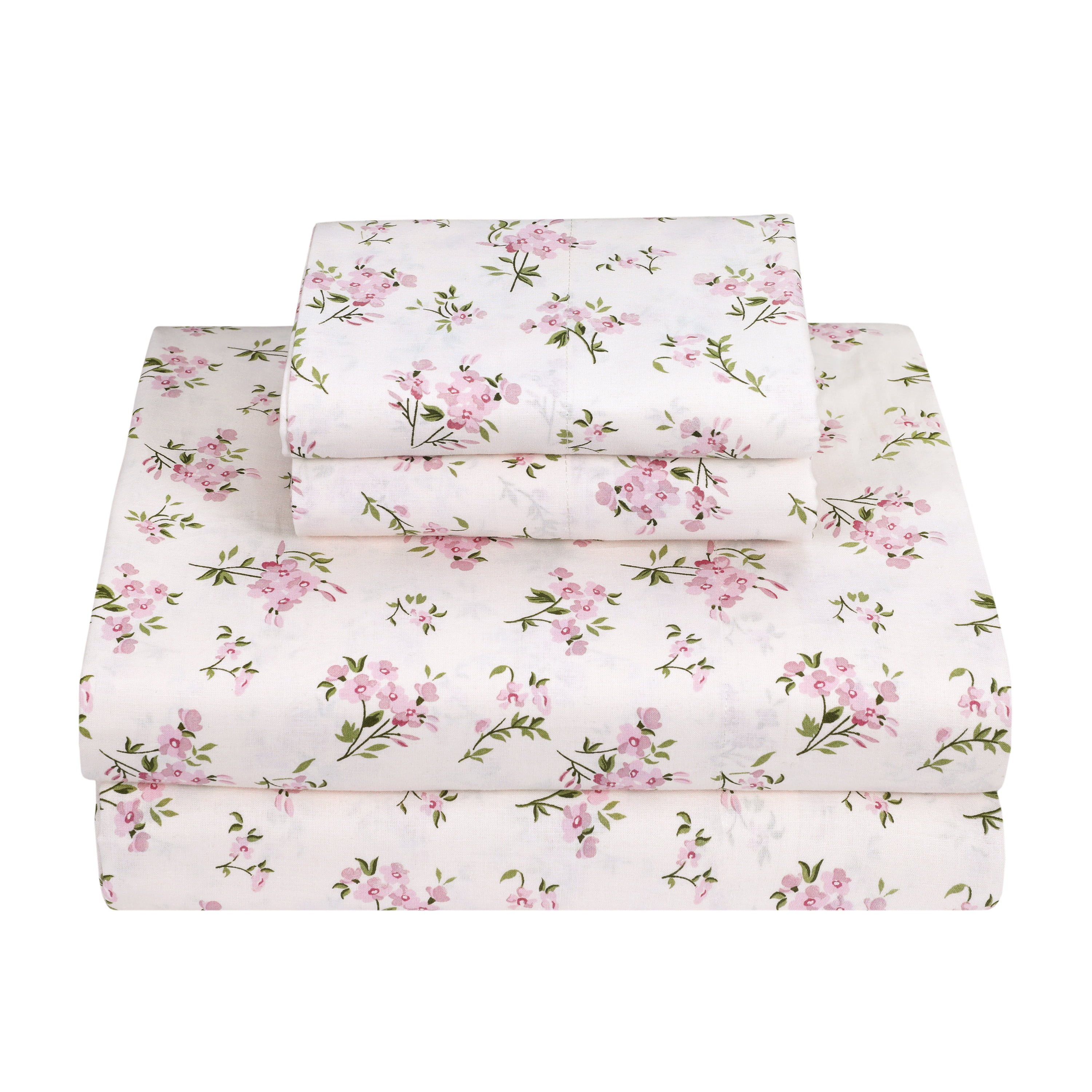 EnvioHome Queen Size 100% Cotton Sheet Set, Ultra Soft, Elastic Fitted ...