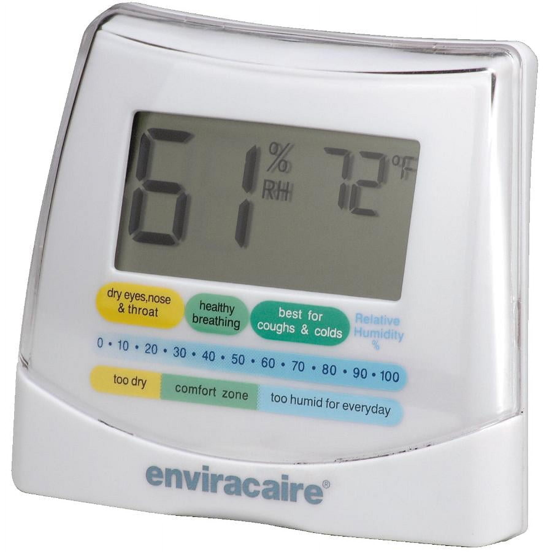 Enviracaire E10 Digital Humidity/Temperature Indicator - Walmart.com