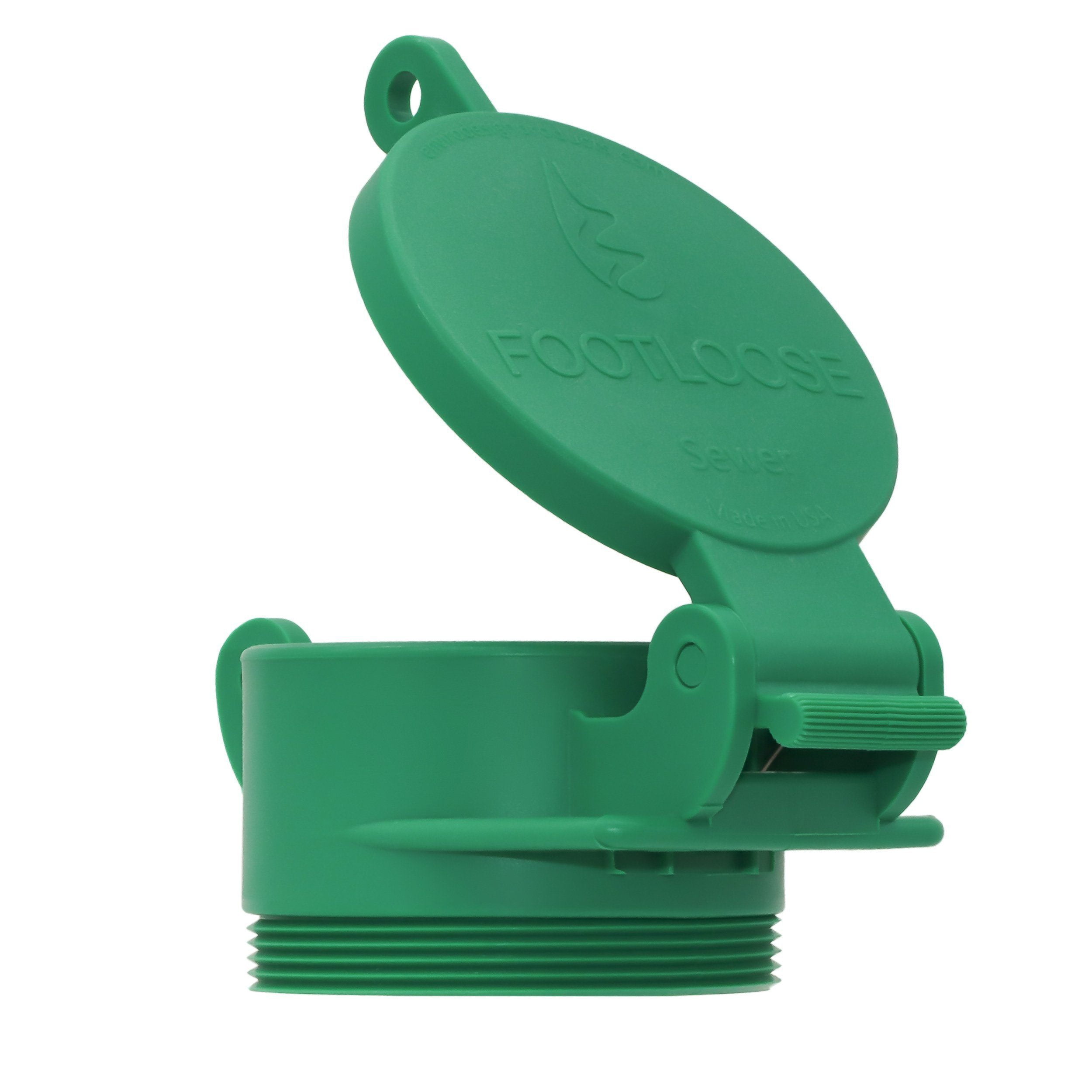 Enviro Design Products: FootLoose RV Site Sewer Cap, 4" Green Male ...
