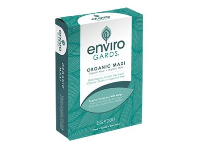 Enviro Gards Organic Maxi Pad Vend Pack - Sanitary pad - female ...