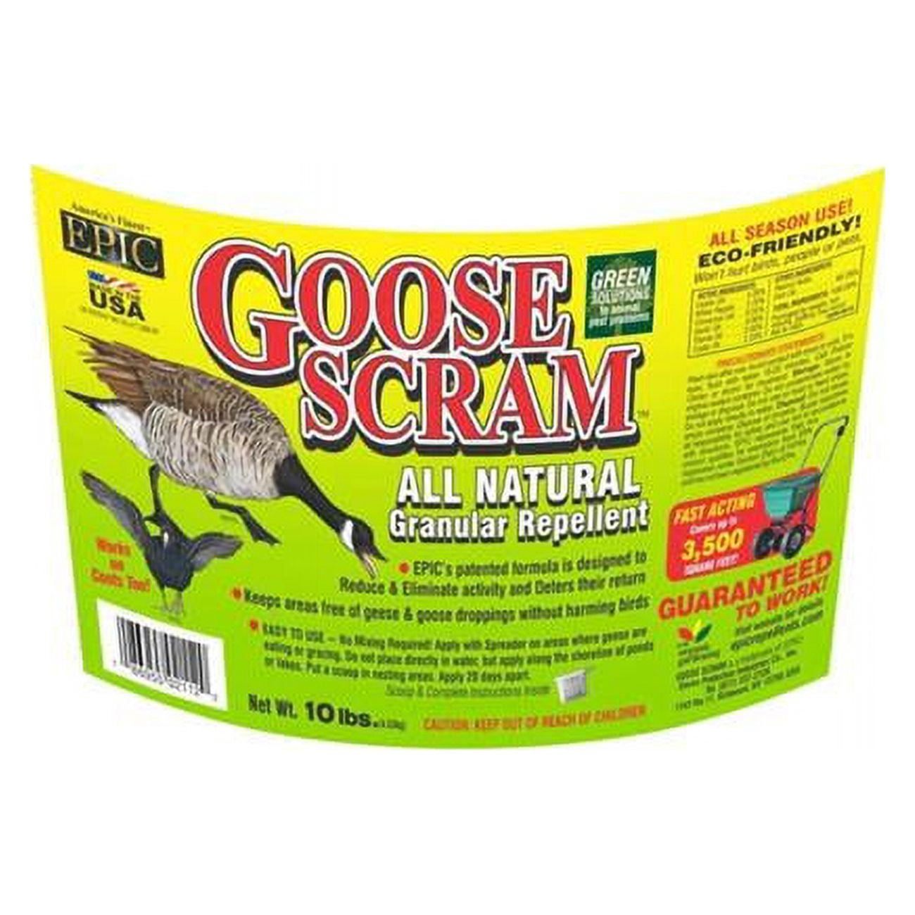 Enviro Protection India 10 lbs Natural Granules Goose Scram Bucket ...