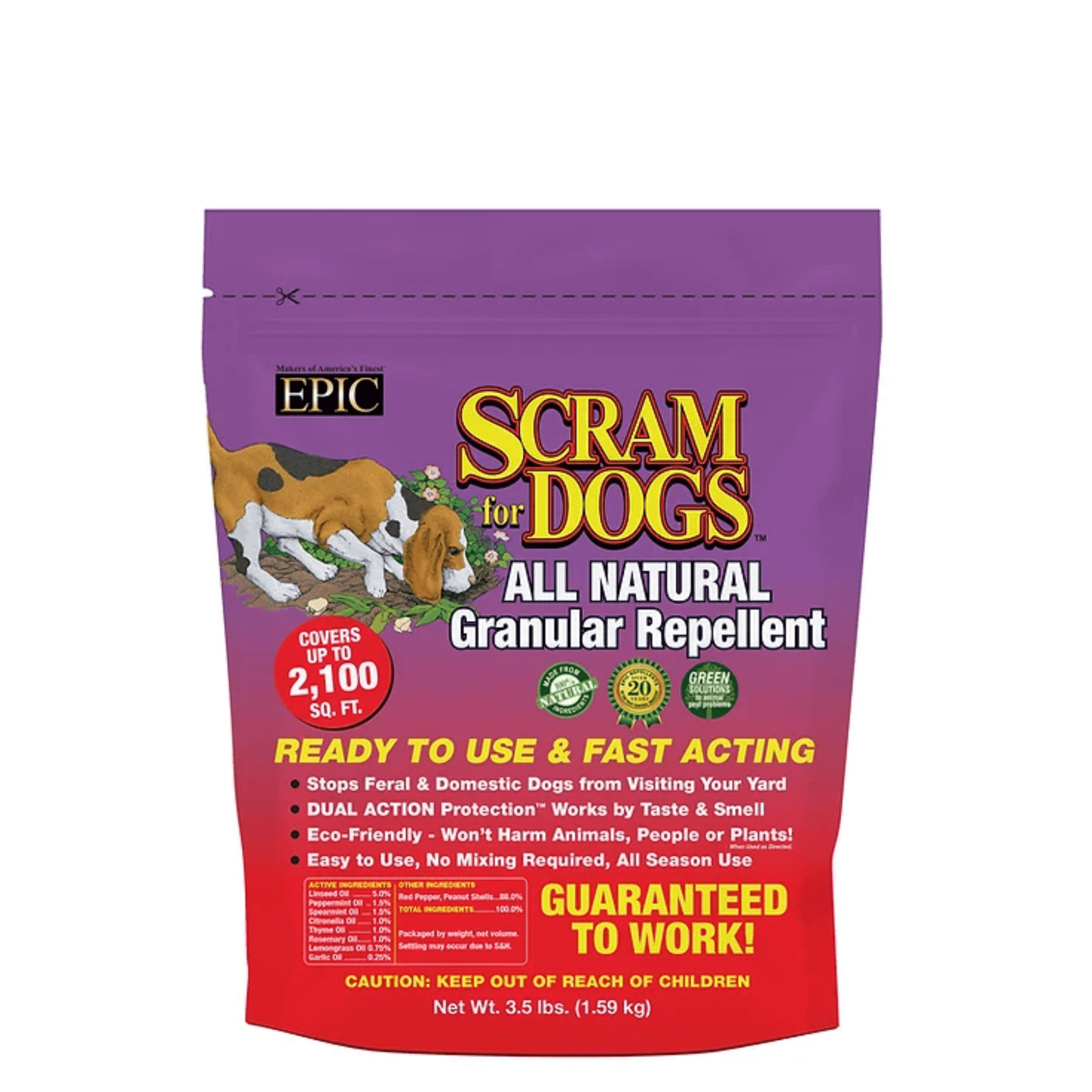 Enviro Protection, Dog Repellent, 3.5 lb, Natural Training Aid ...