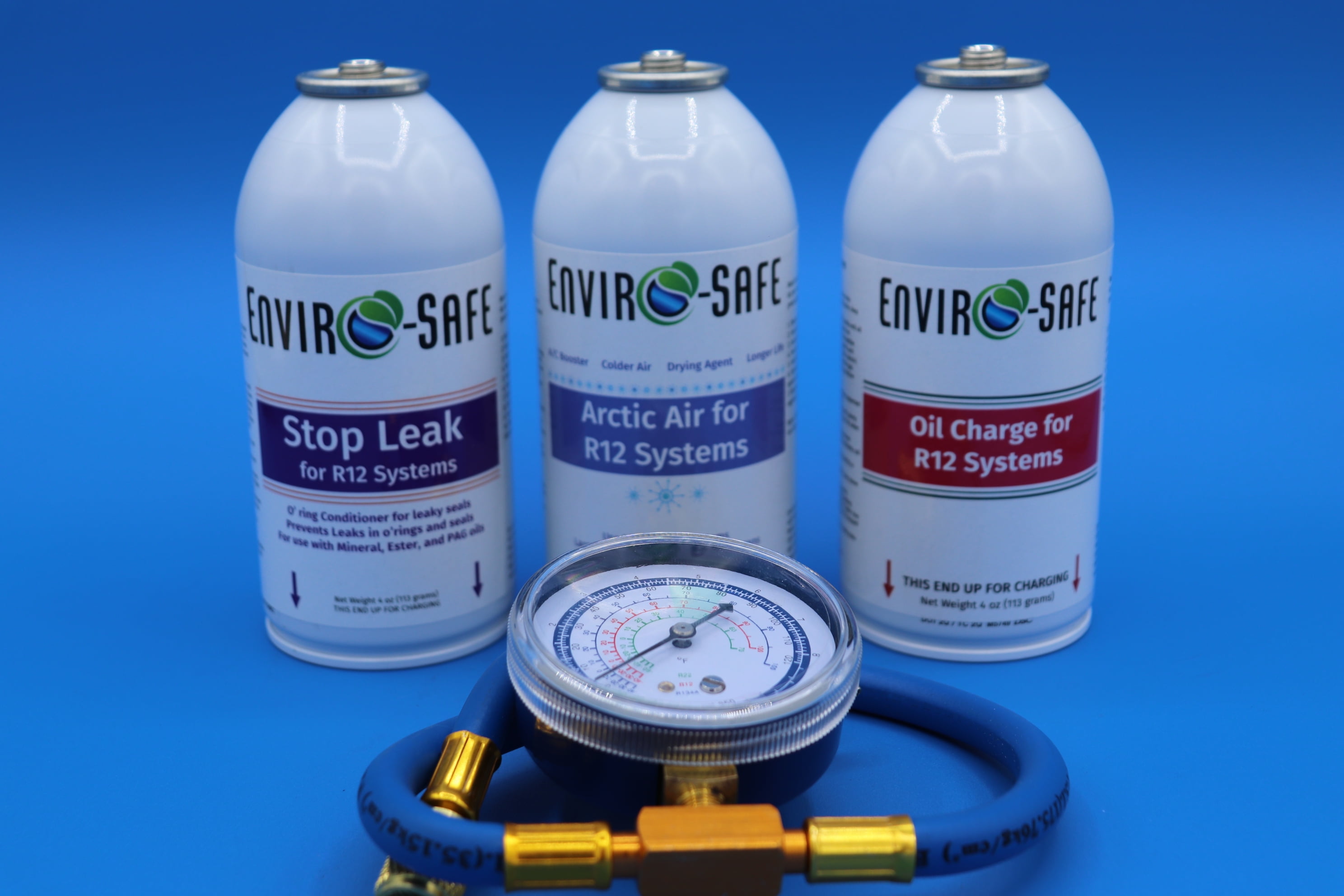 Enviro-Safe Arctic Air R12 Drying Agent Colder Charging Gauge - Walmart.com