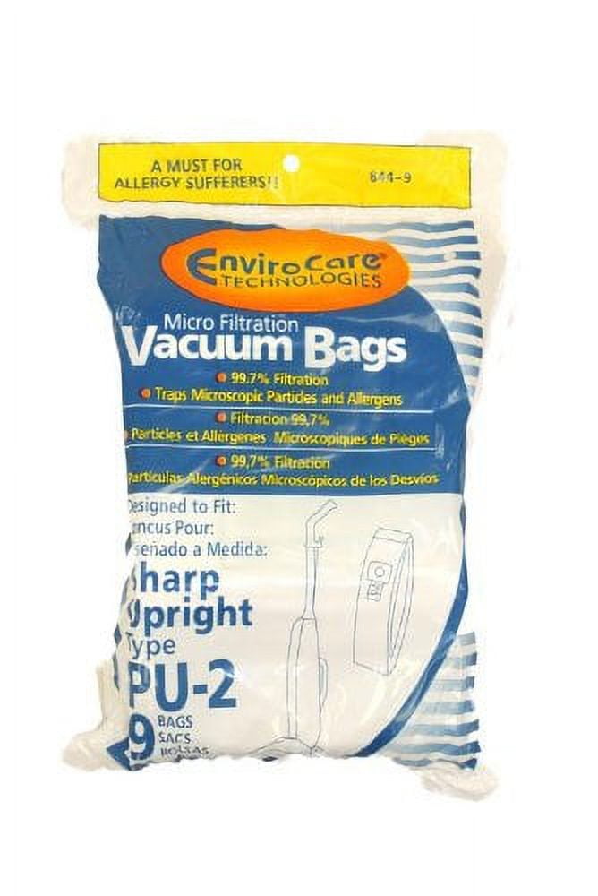 Enviro Sharp Upright Type PU-2 Vacuum Bags - 9 Pack - Walmart.com