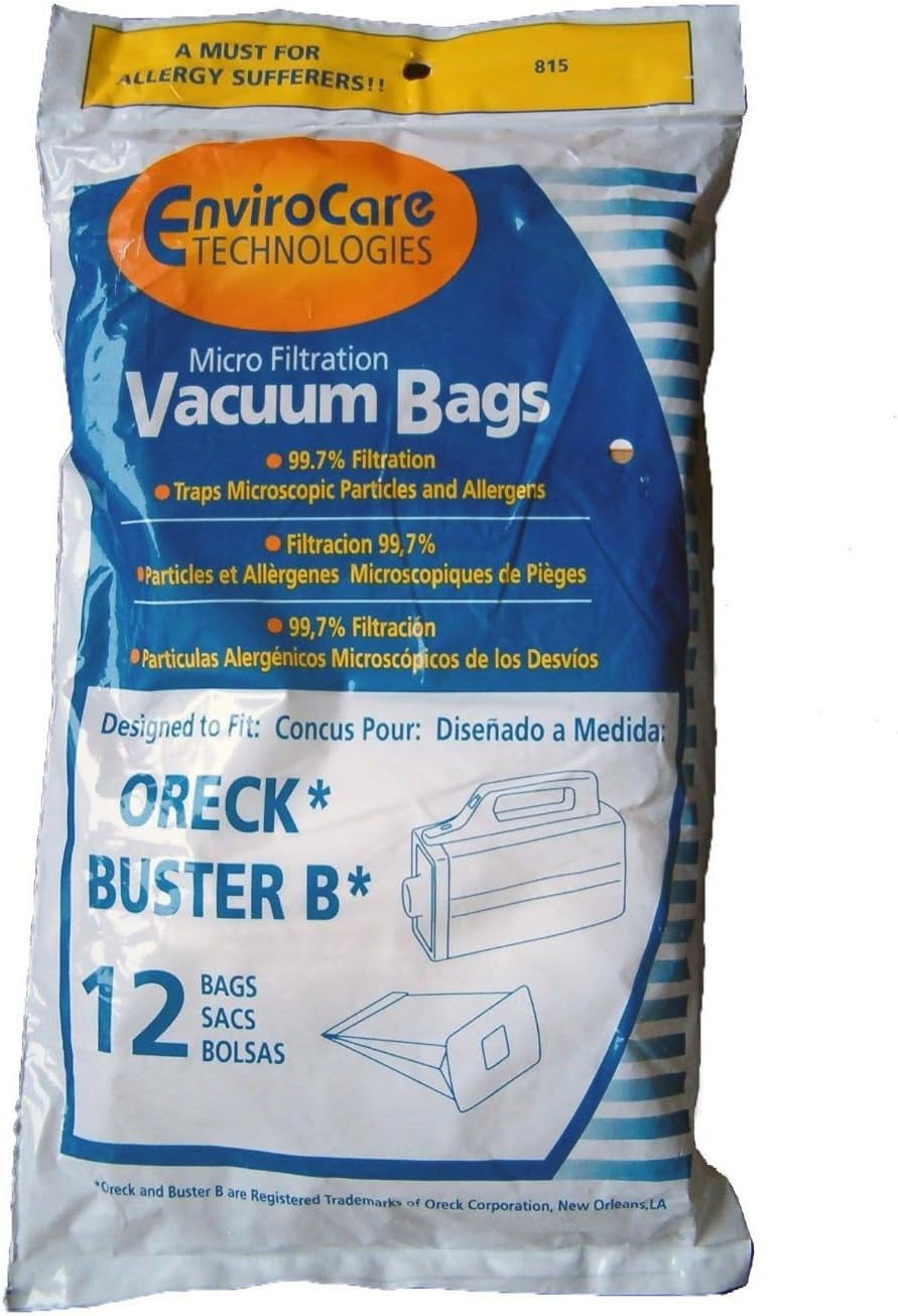 EnviroCare Replacement Micro Filtration Vacuum Cleaner Dust Bags ...