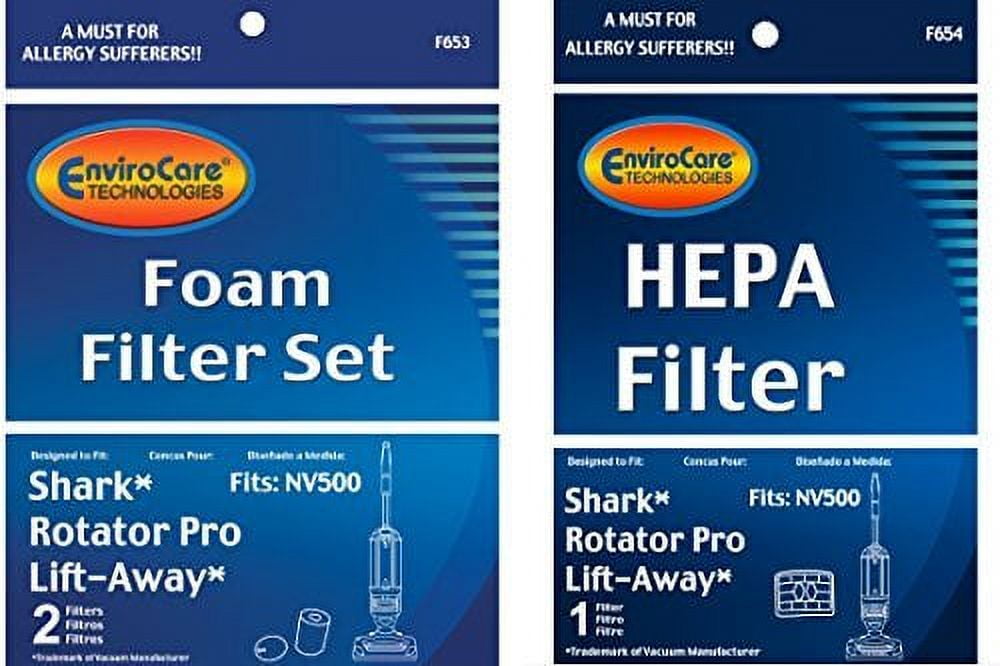 EnviroCare Compatible with Shark Rotator Pro Lift-away Nv500 Hepa ...