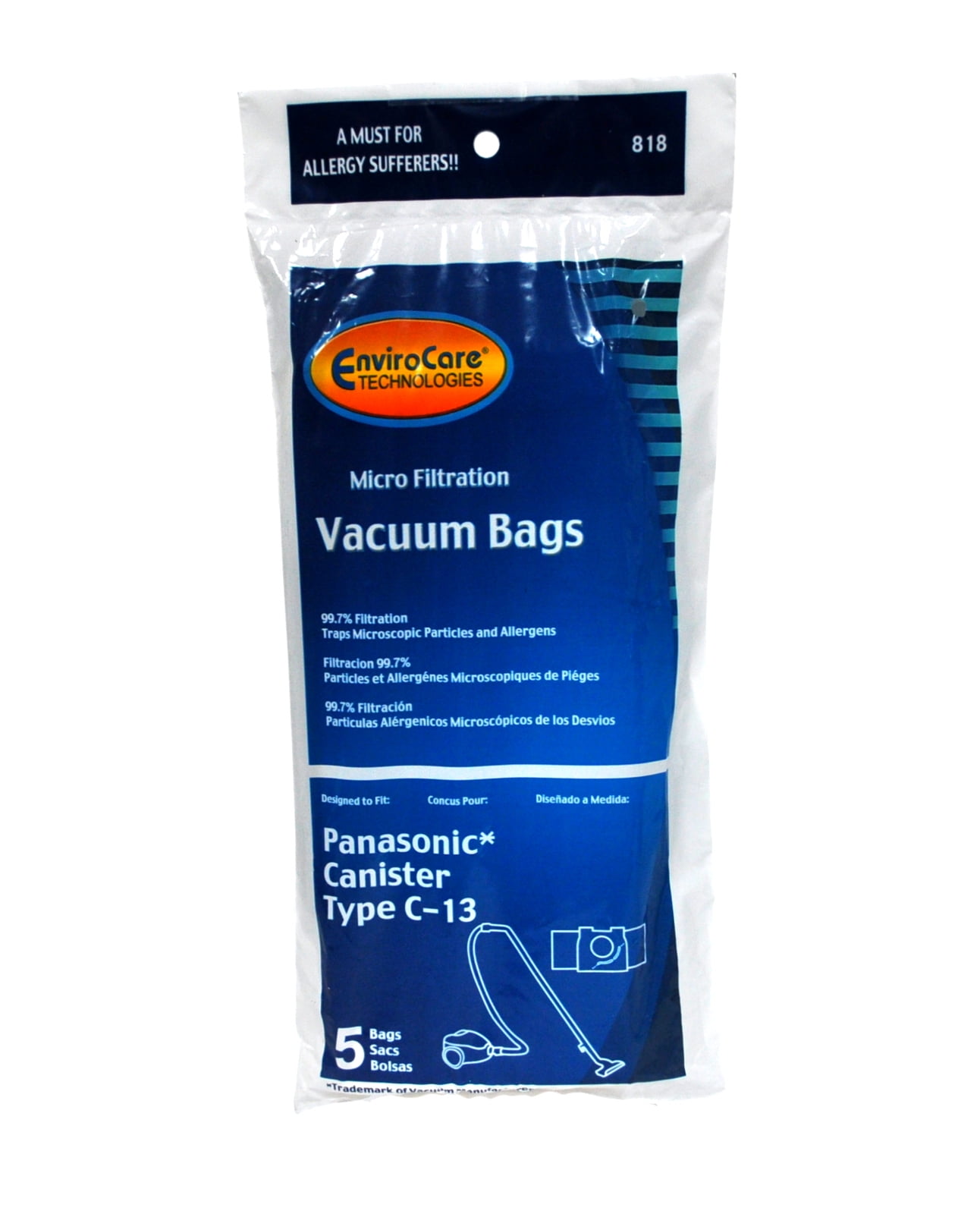 Envirocare Vacuum Bags Designed To Fit Compatible with Panasonic ...