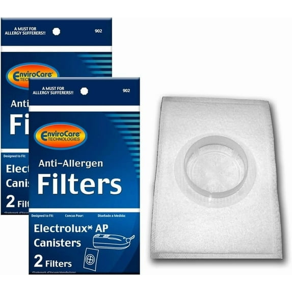 Envirocare Vacuum Electrolux Ap Canisters 4 Pack 4 Filters, White, 4 ...