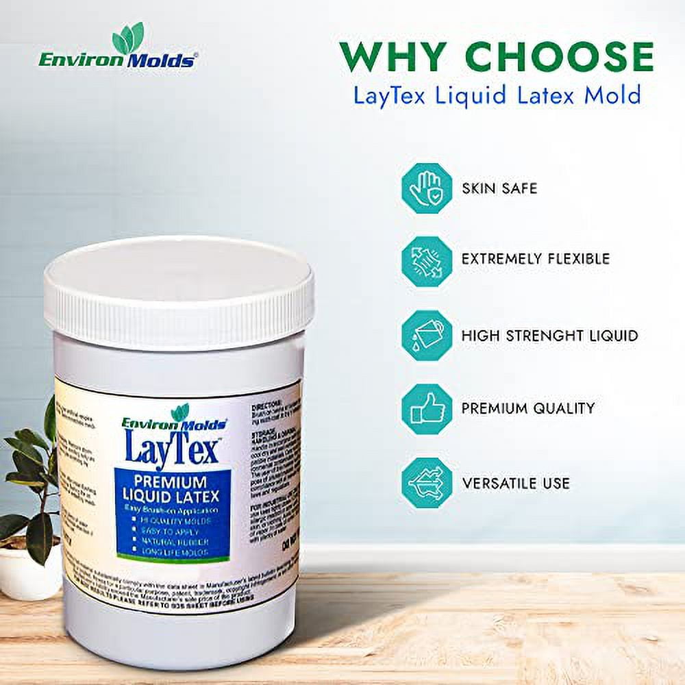 EnvironMolds LayTex Liquid Latex Mold Making Rubber, 1-Gallon - Walmart.com