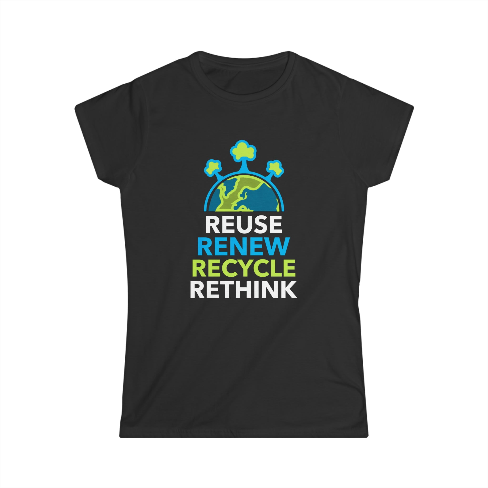 Environmental Earth Day Gift Environment Reduce Reuse Environment Women ...