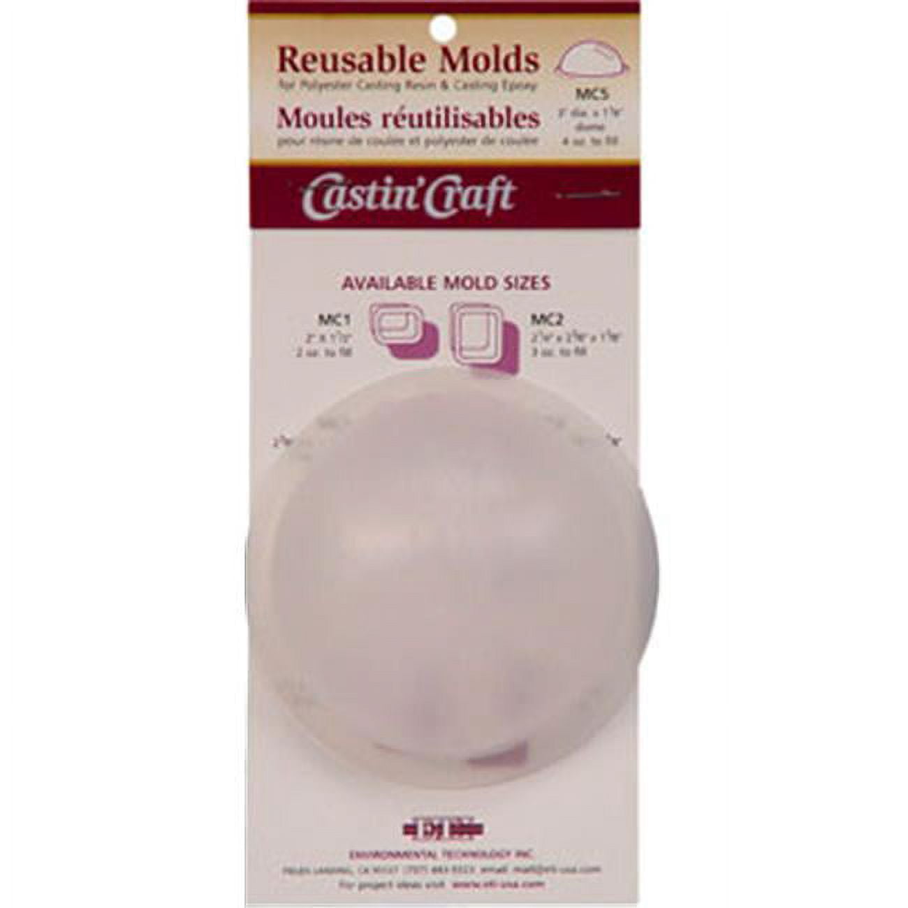 Environmental Technology 43877 Casting Craft Carded Poly Mold - MC-5 ...