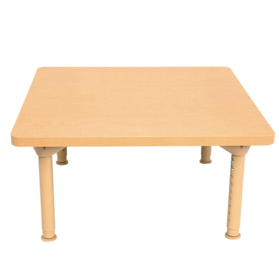 Environments 30" Square Table with Adjustable Metal Legs - Walmart.com