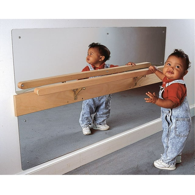 "Environments Baby Growth Mirror with Shatterproof Acrylic and Wood ...