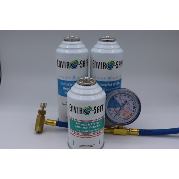Envirosafe R134a Universal Replacement Refrigerant with Proseal, Prodry ...