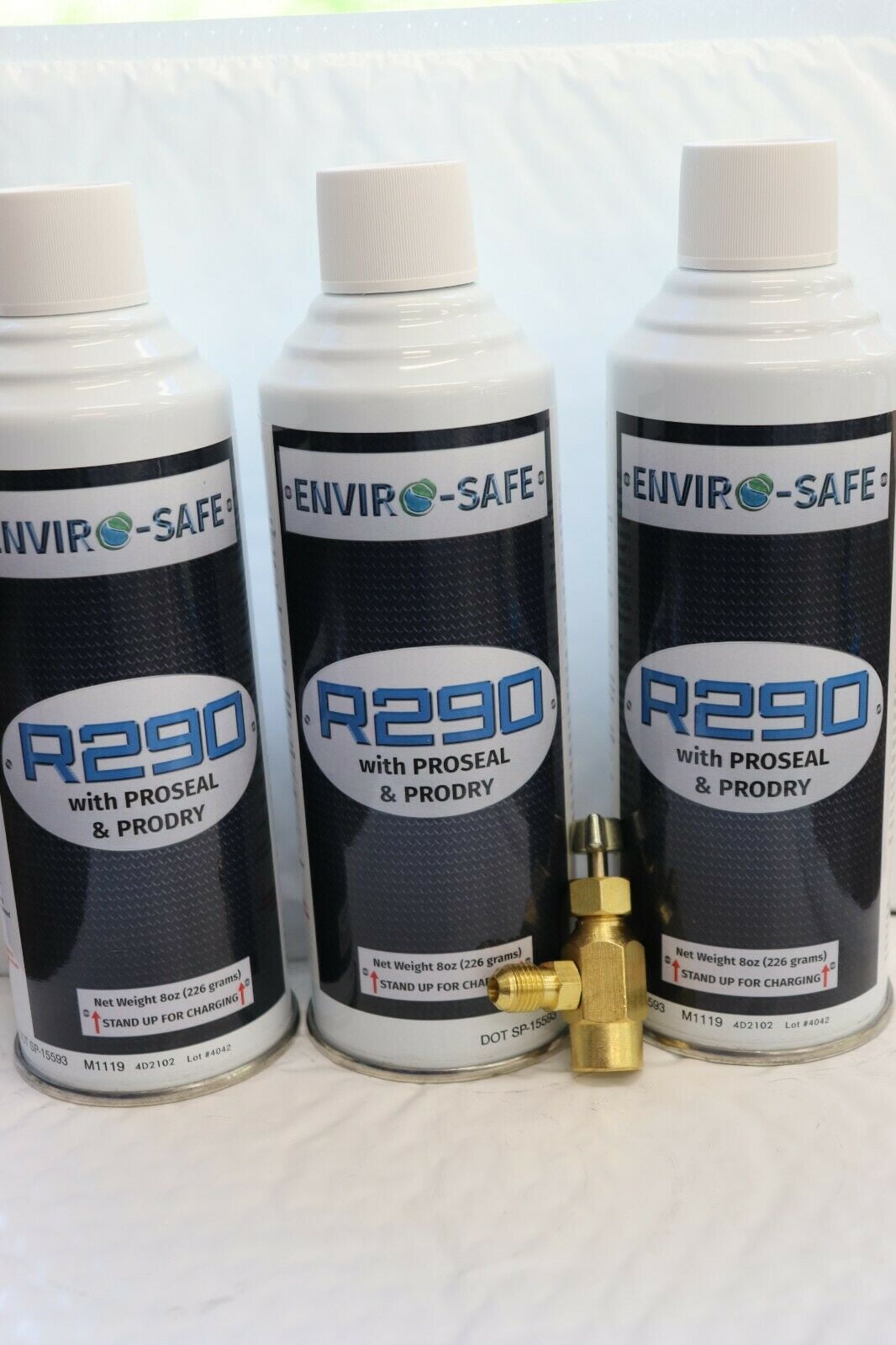 Envirosafe R290 Refrigerant, Pro seal & Pro dry in Upright Can, 8oz ...