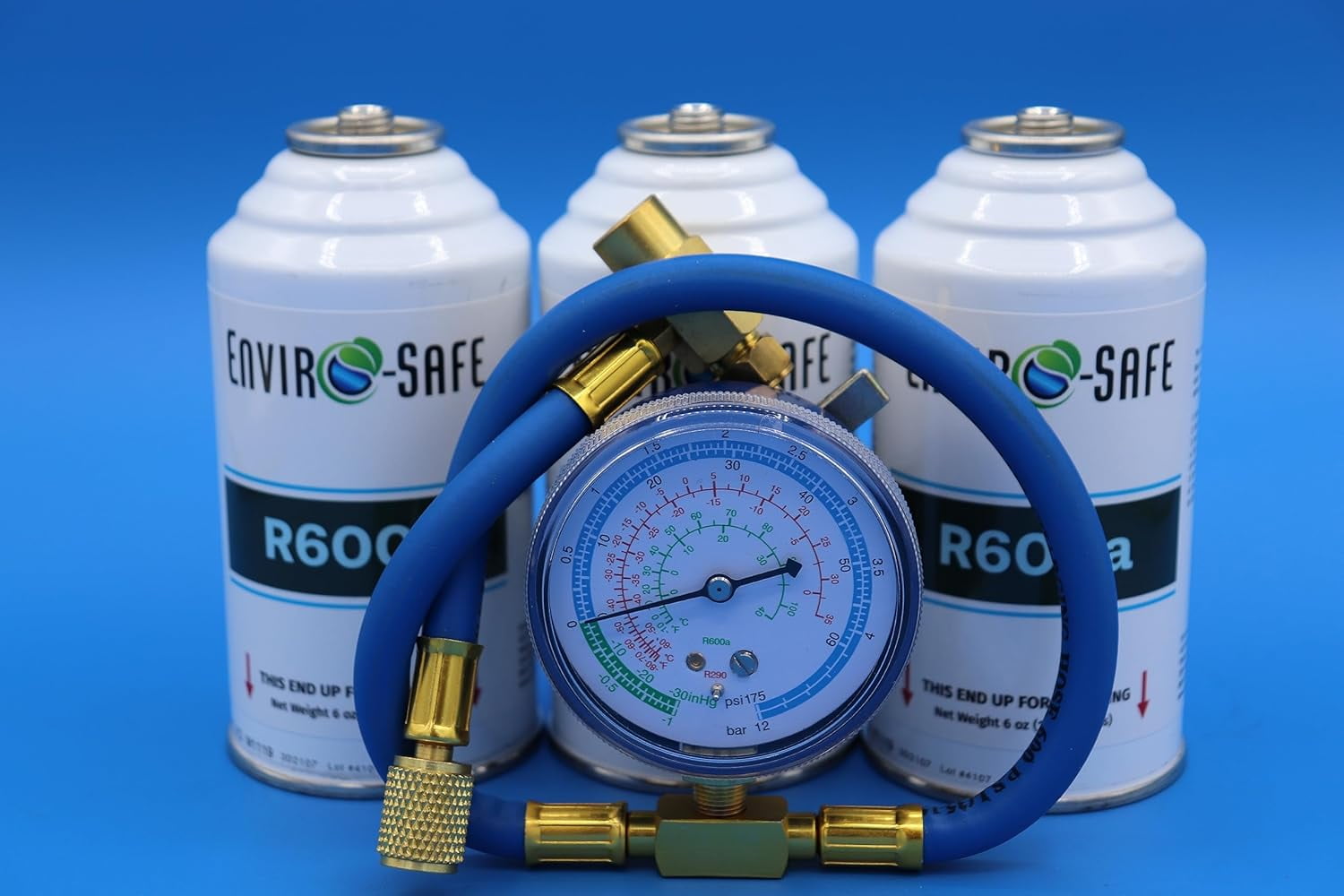 Envirosafe R600a Refrigerant - 6oz Can - R600a for HVAC for Use in a ...