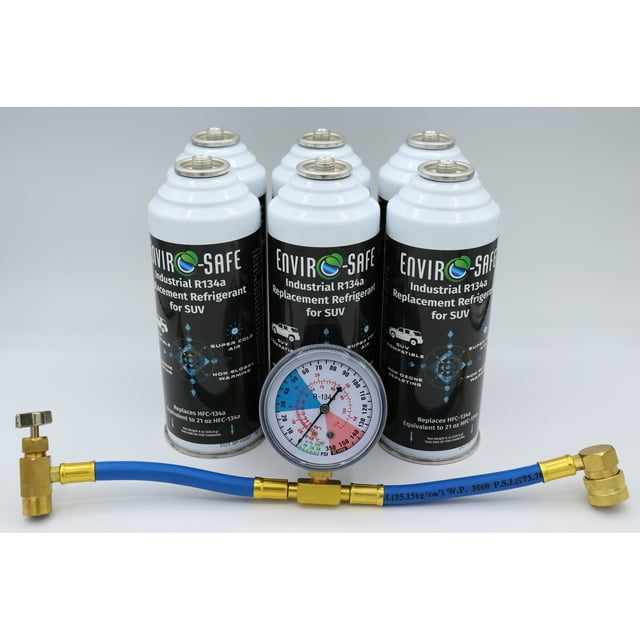 Envirosafe Universal R134 SUV Replacement Refrigerant, Brass Charging ...
