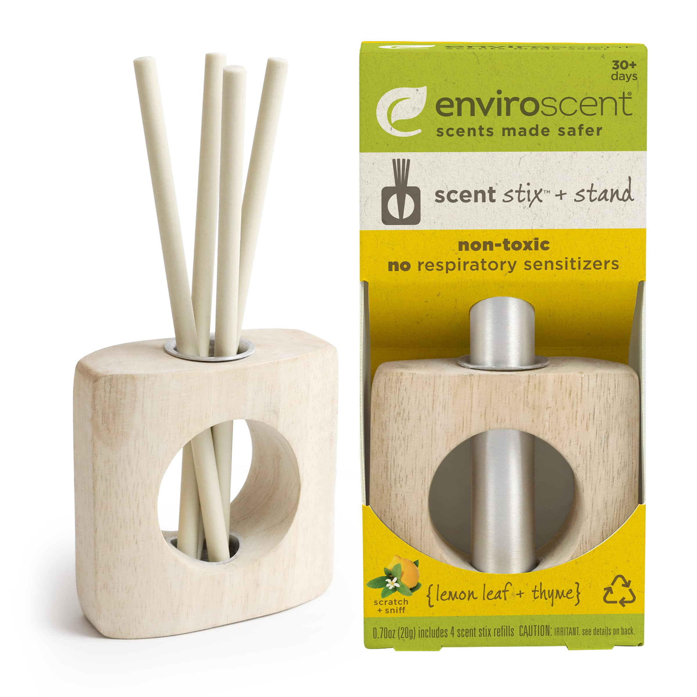 Enviroscent Non-Toxic Air Freshener for Home (Lemon Leaf & Thyme ...