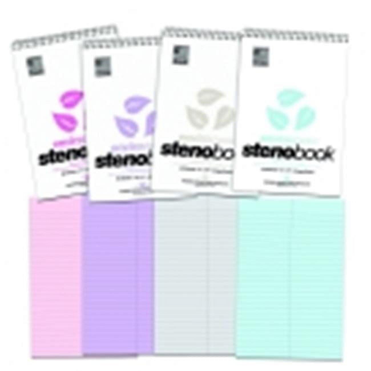 Enviroshades Paper Roaring Spring Steno Book - Assorted Color, Pack 4 ...