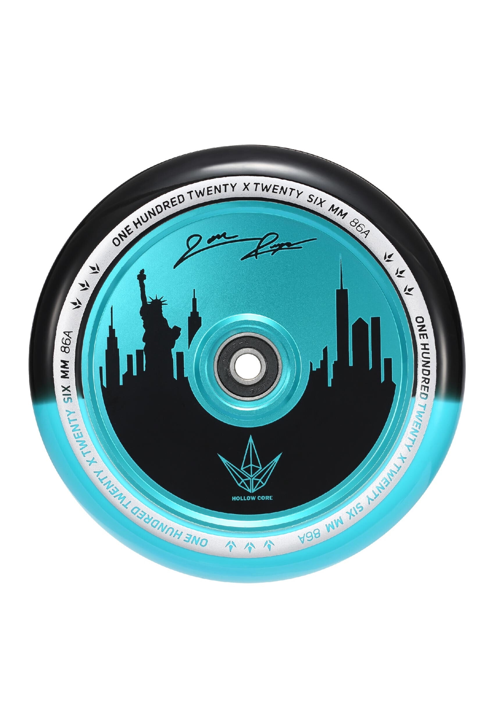 Envy Jon Reyes Signature Wheels - 120mm Black and Teal - Walmart.com