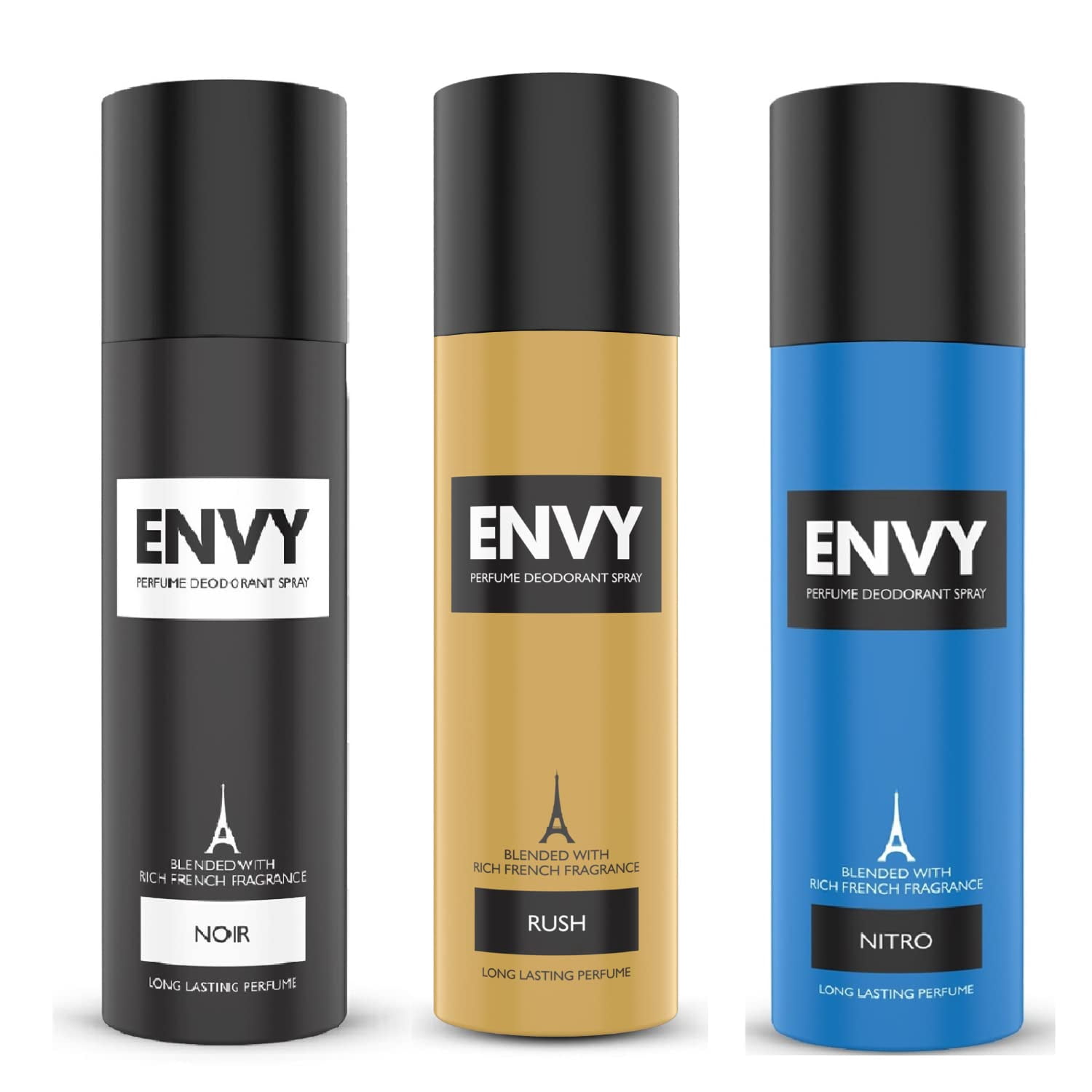 Envy Nitro+ Rush+ Noir French Collection Perfume Deodorant Spray For ...