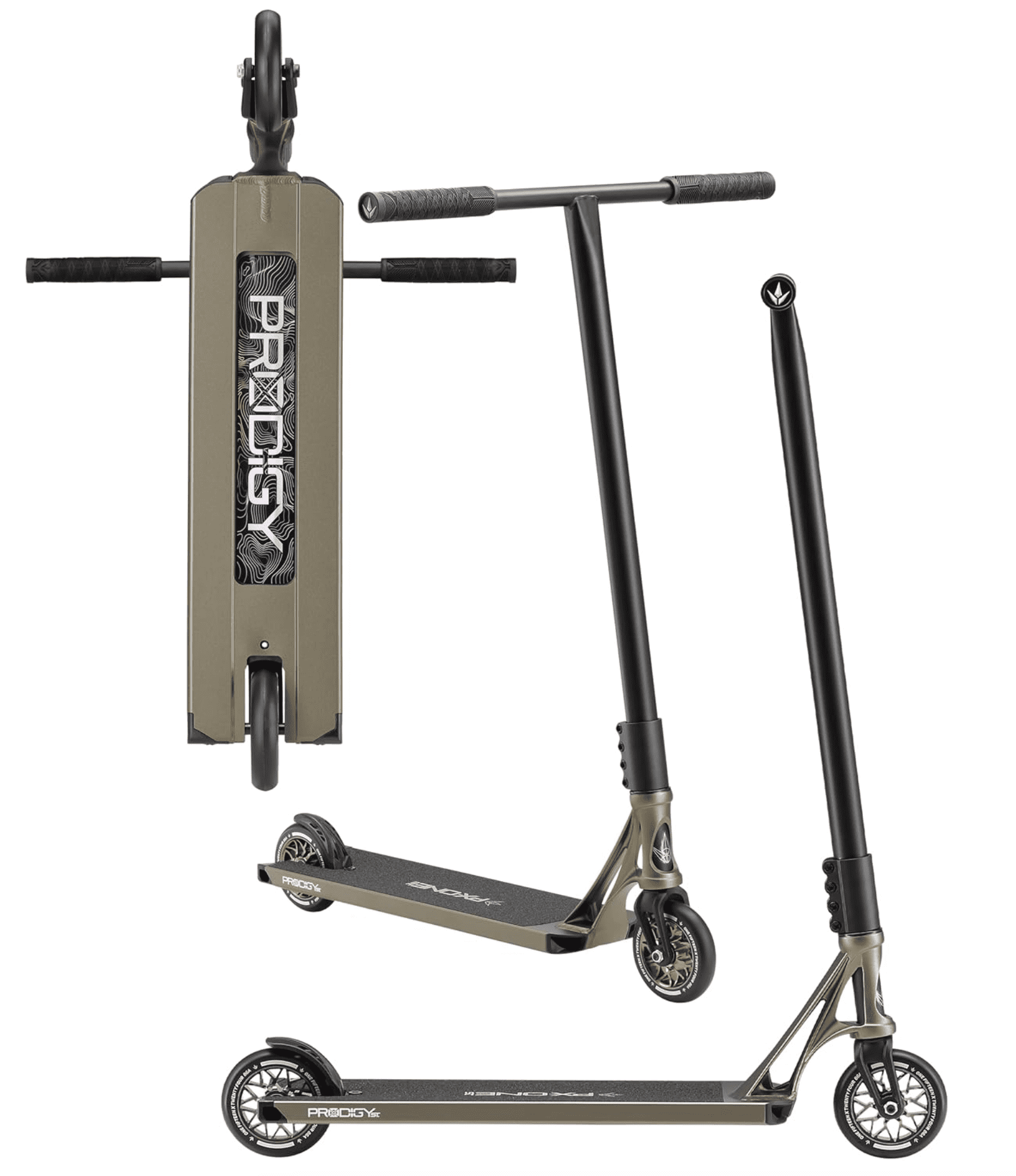 Envy, Prodigy X One Street Pro Scooter, 21" Deck, Olive - Walmart.com