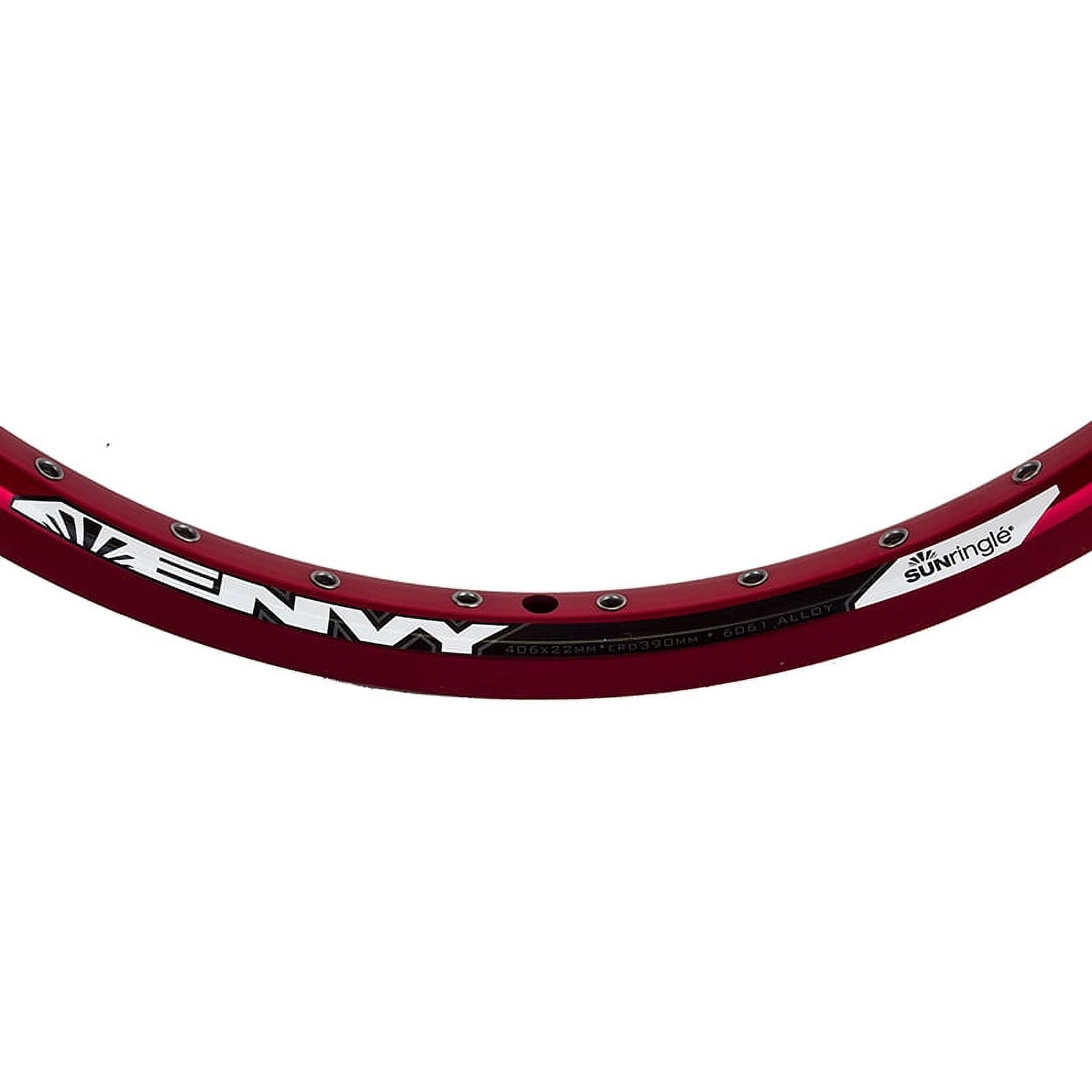 Envy RR Sun Ringle 20in Envy RR Red 36 Eyeletted Spoke Holes, Welded ...