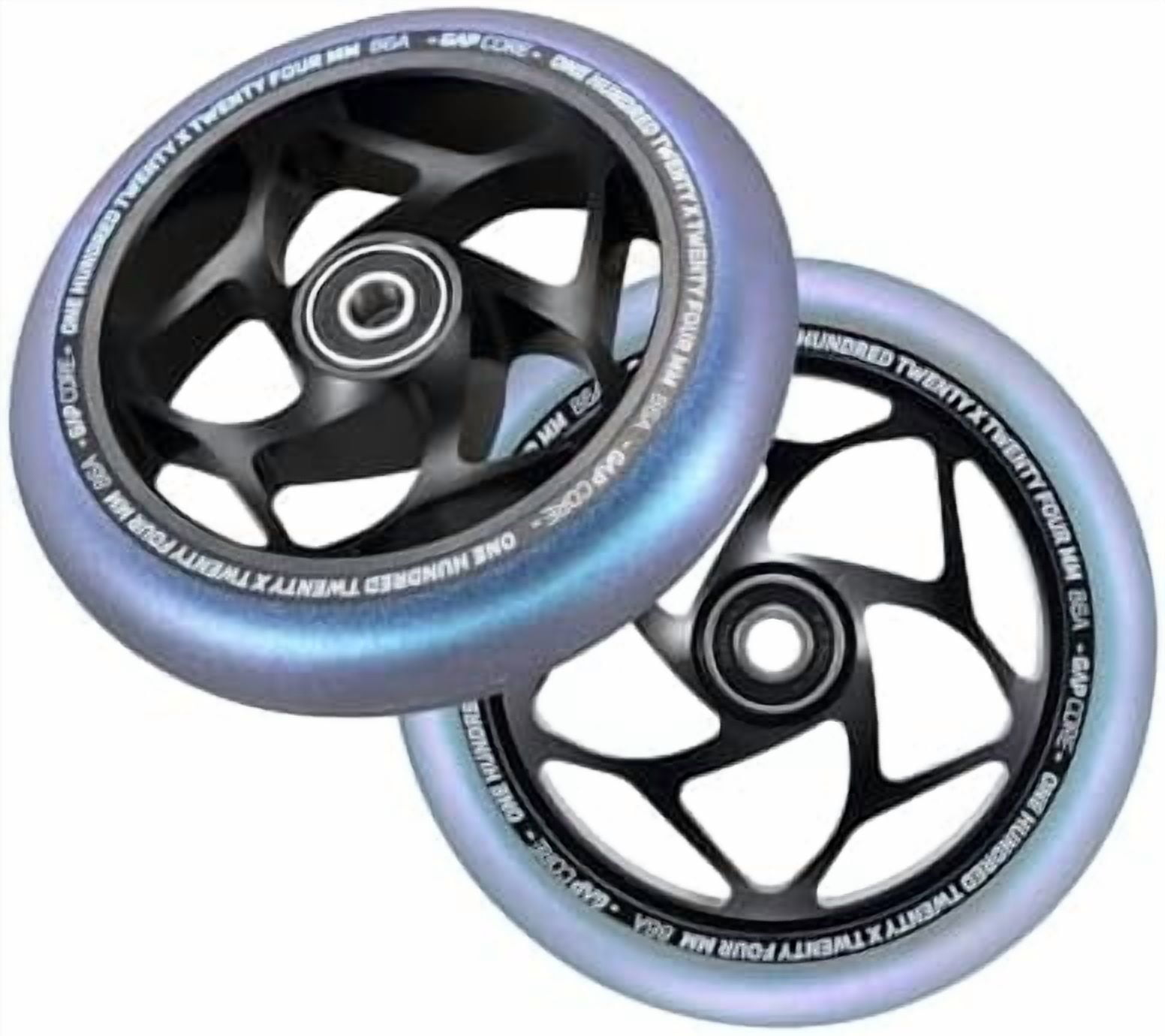 Envy Scooters Gap Core Wheel Pair - 120mm x 24mm - Galaxy - Walmart.com