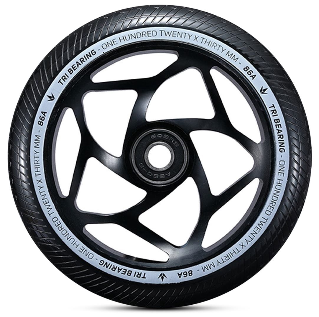 Envy Tri Bearing Wheels - 30mm Wide Black and Black - Walmart.com