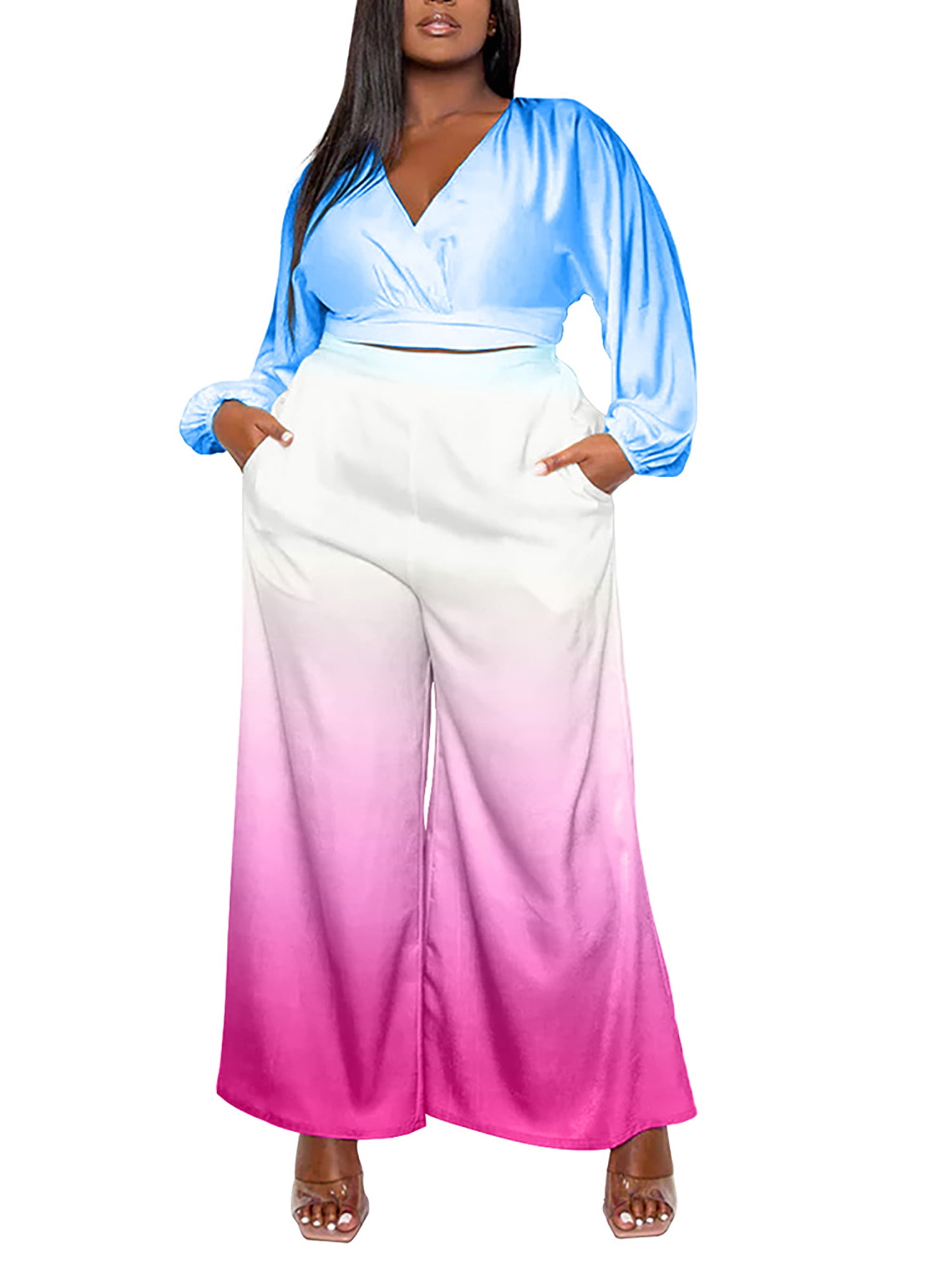 Enwejyy Women's Women Track Suits 2 Piece Set Plus Size Activewear ...