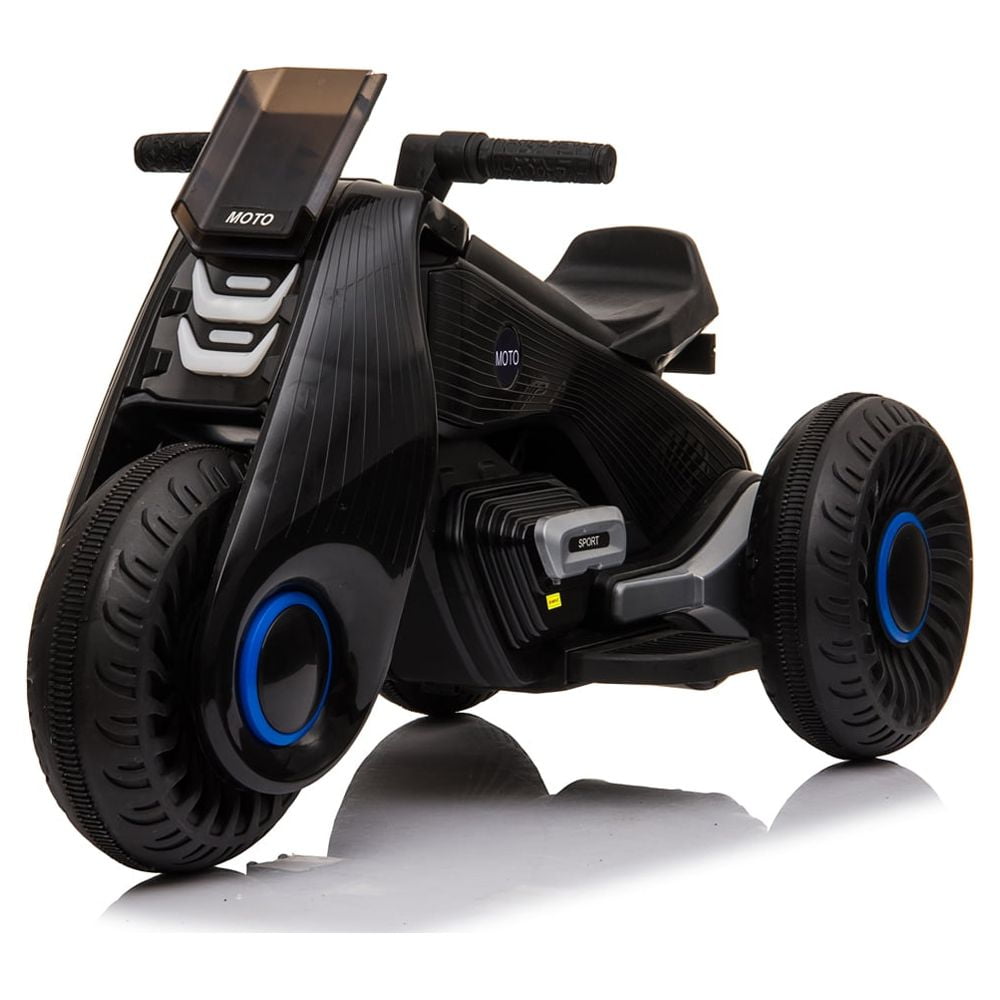 Enyopro Black 6 V Motorcycle Powered Ride-On with Double Drive ...