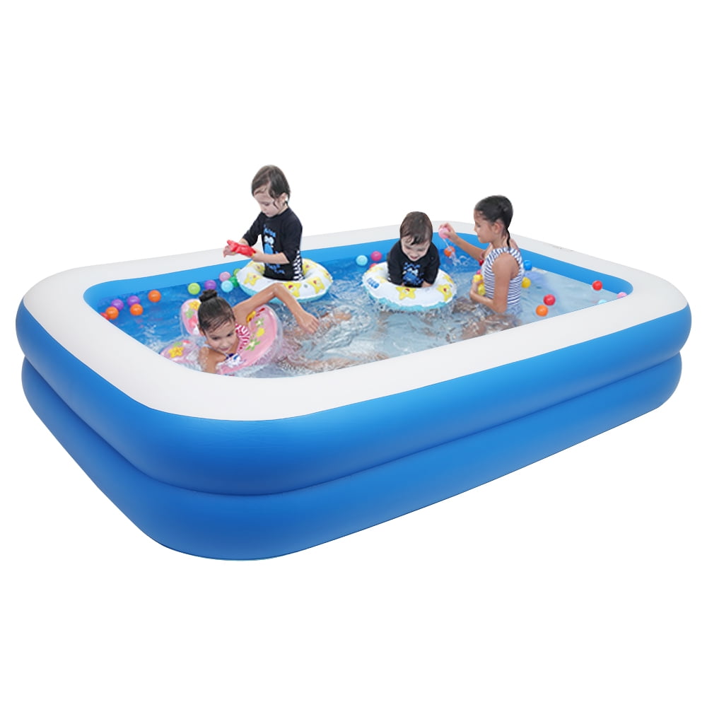 Enyopro Easy to Use Kiddie Pool, PVC Blue, 102 in x 10 in x 22 in ...