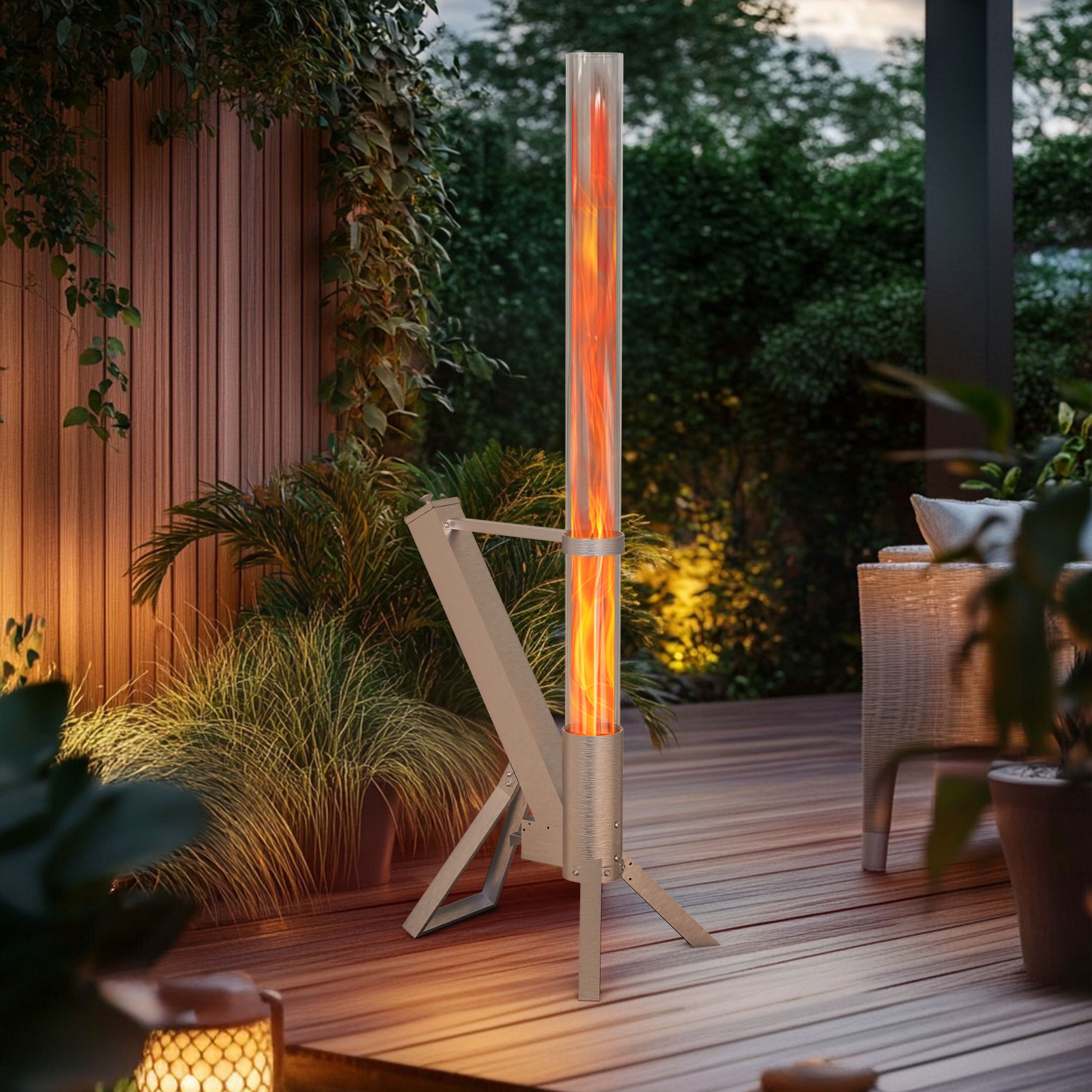 Enyopro Outdoor Pellet Rocket Heater, Eco-Friendly 430 Stainless Steel ...