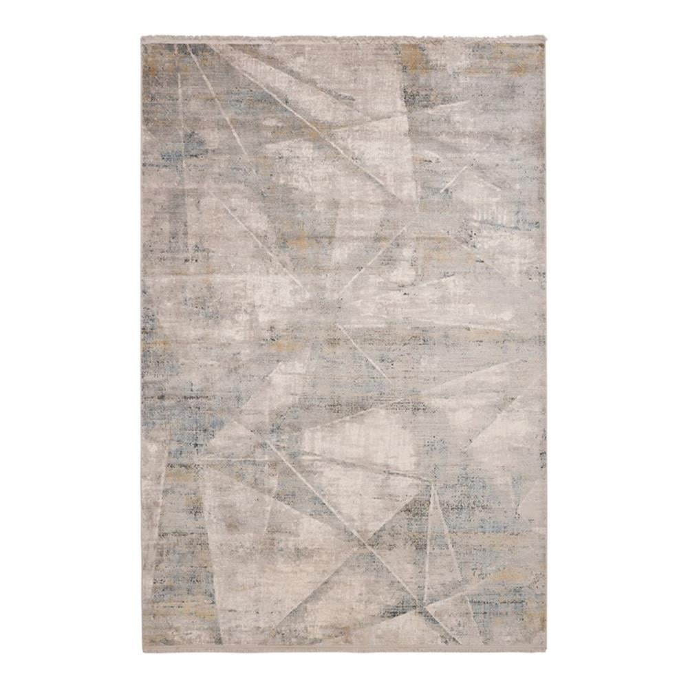 Enza Home Orfe 60" x 96" Contemporary Viscose & Polyester Fabric Rug in ...